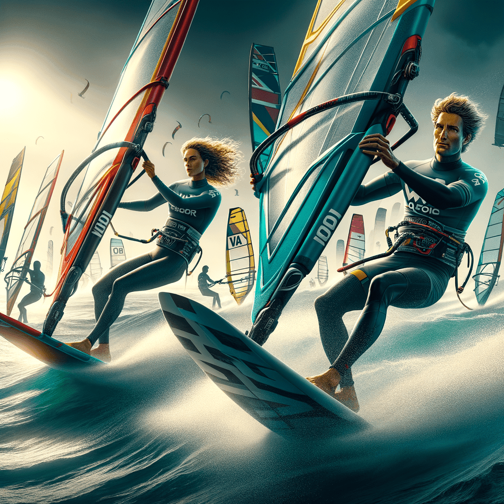Luuc van Opzeeland and Emma Wilson maintain their lead at the iQFOiL ...