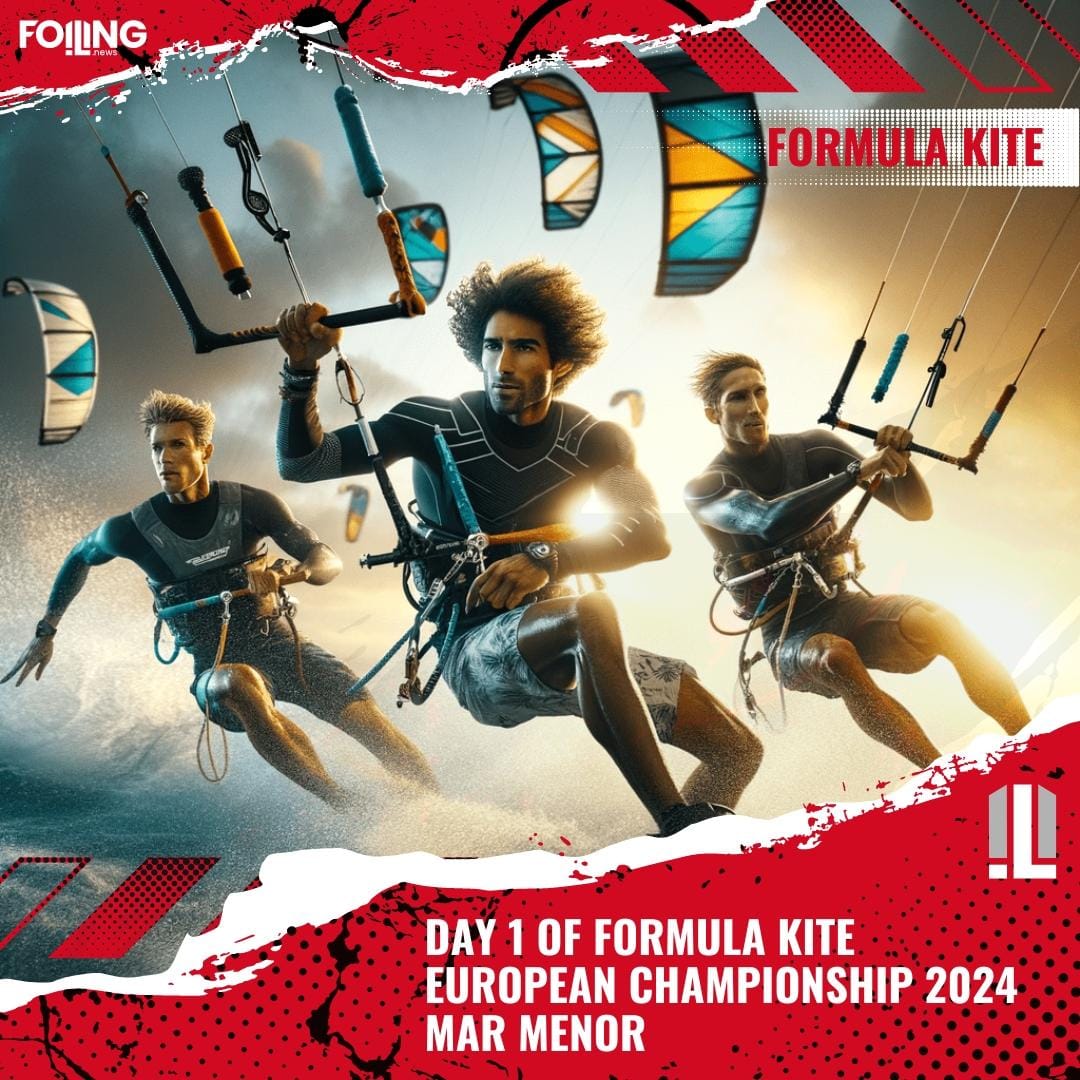 Day 1 of Formula Kite European Championship 2024 Mar Menor