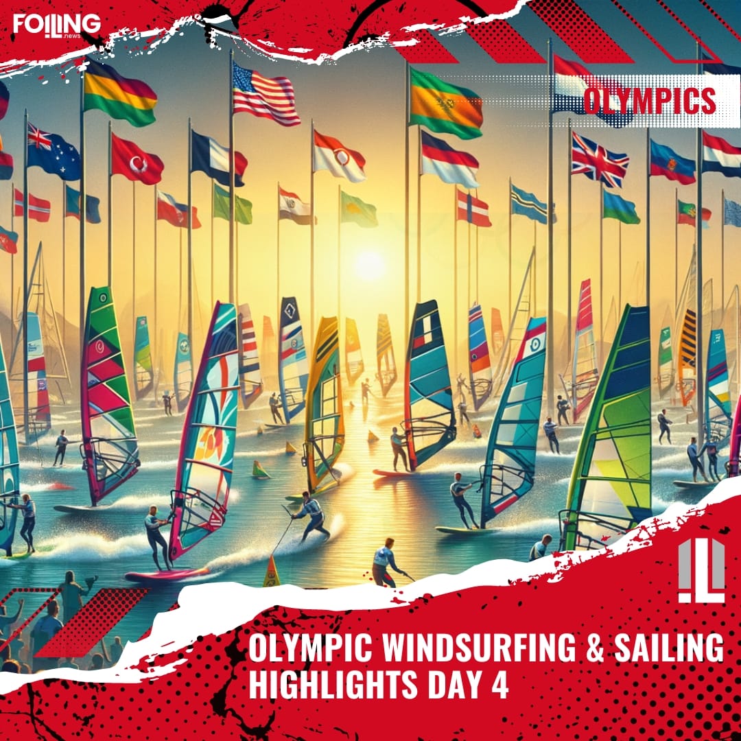 Olympic Windsurfing & Sailing Highlights DAY 4: