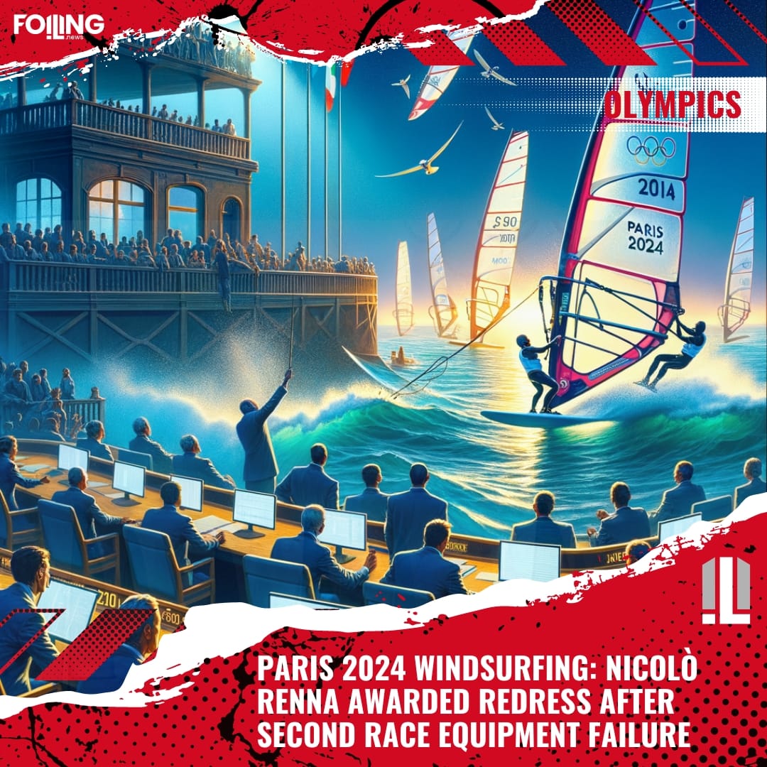 Paris 2024 Windsurfing: Nicolò Renna Awarded Redress After Second Race ...