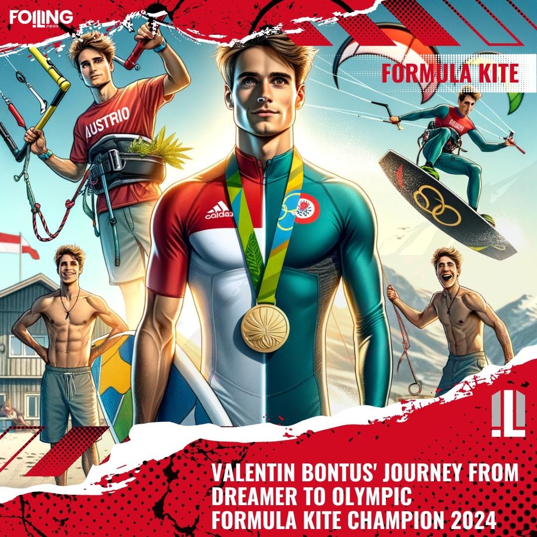 Valentin Bontus' Journey from Dreamer to Olympic Formula Kite Champion 2024
