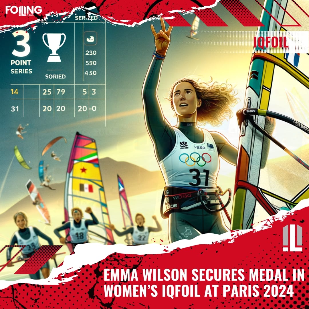 Emma Wilson Secures Medal in Women’s iQFOiL at Paris 2024