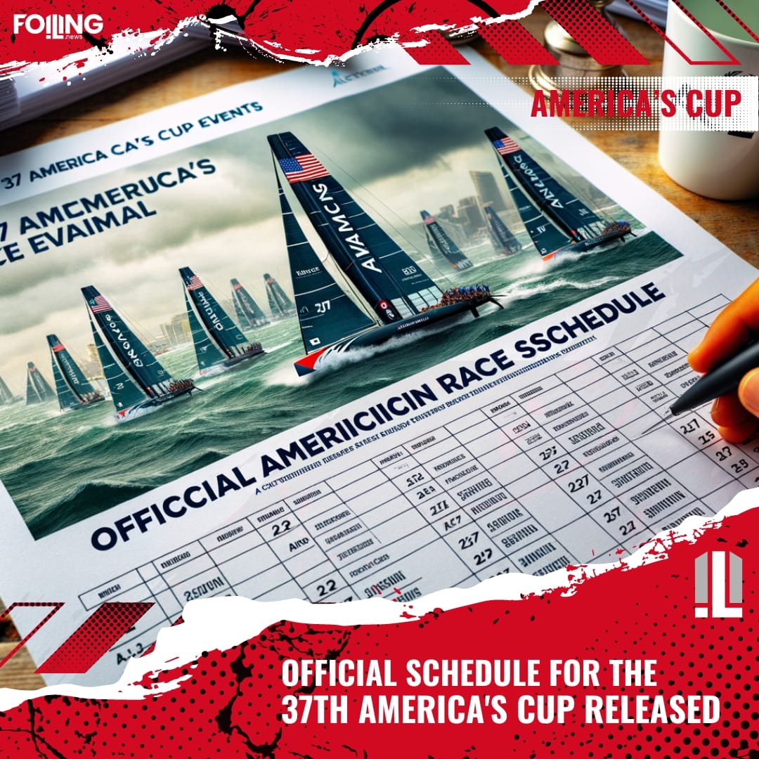 Official Schedule for the 37th America's Cup Released
